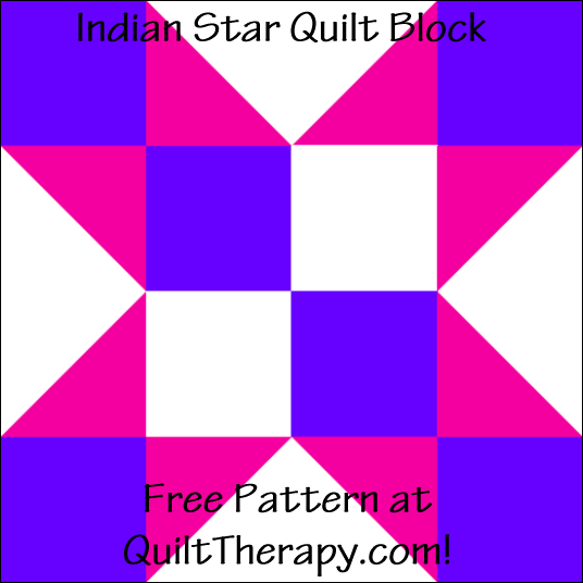 Star Power: Indian Star Quilt Block & Indian Star Variation Quilt Block ...