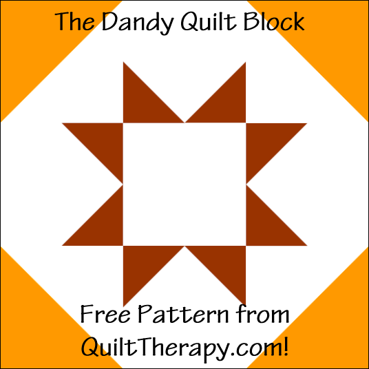 On Cloud Nine: The Dandy Quilt Block – Quilt Therapy