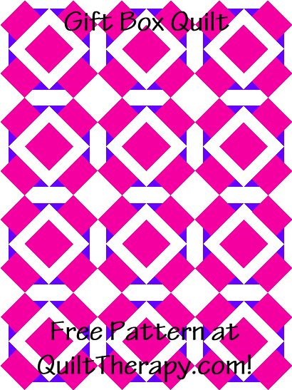 Countdown to Christmas 12/7/2021: Gift Box Quilt Block – Quilt Therapy