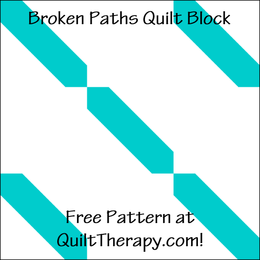On Cloud Nine: Broken Paths Quilt Block – Quilt Therapy