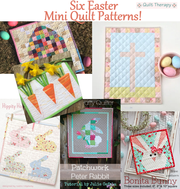Monday Funday! Free Easter Mini Quilt Patterns! – Quilt Therapy