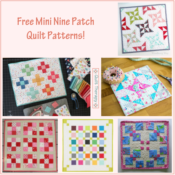 Monday Funday! Free Mini Nine-Patch Quilt Patterns! – Quilt Therapy