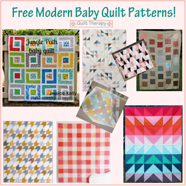 Wonderful Wednesday! Free Modern Baby Quilt Patterns! – Quilt Therapy