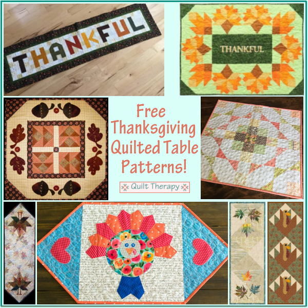 Thankful Thursday! Free Thanksgiving Quilted Table Patterns! – Quilt ...