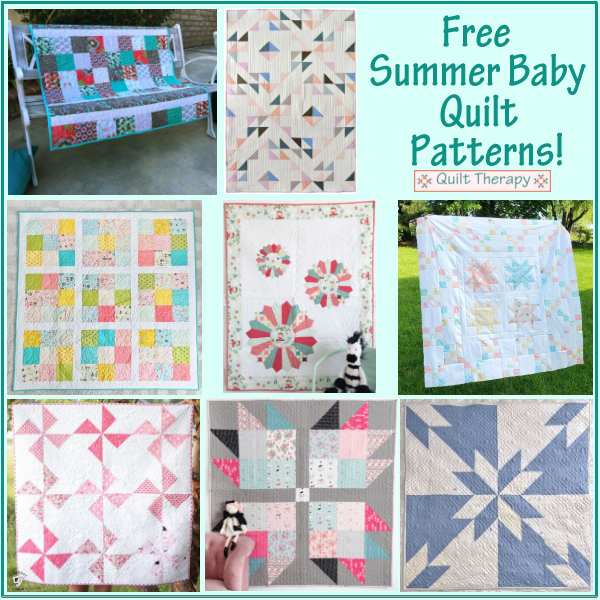 Thankful Thursday! Free Summer Baby Quilt Patterns! – Quilt Therapy