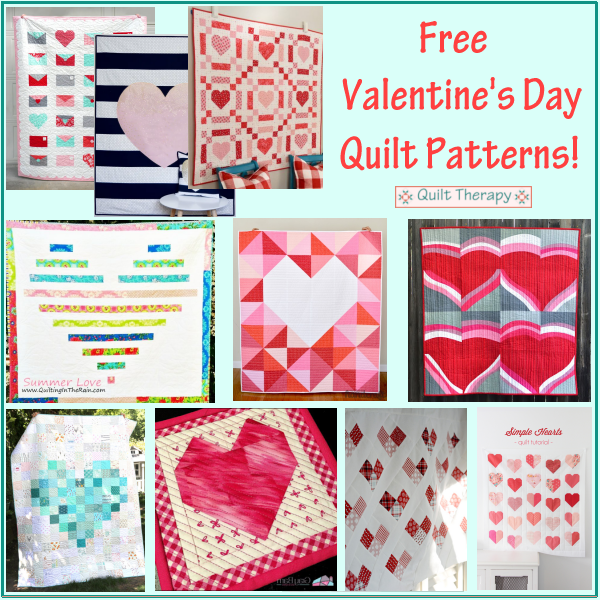 Tantalizing Tuesday! Free Valentine’s Day Quilt Patterns! – Quilt Therapy