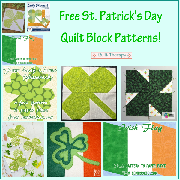 Thankful Thursday! Free St. Patrick’s Day Mini Quilt Patterns! – Quilt ...